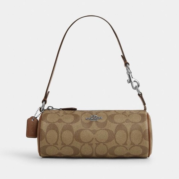 Coach | Bags | Coach Brown Signature Shoulder Bag | Poshmark
